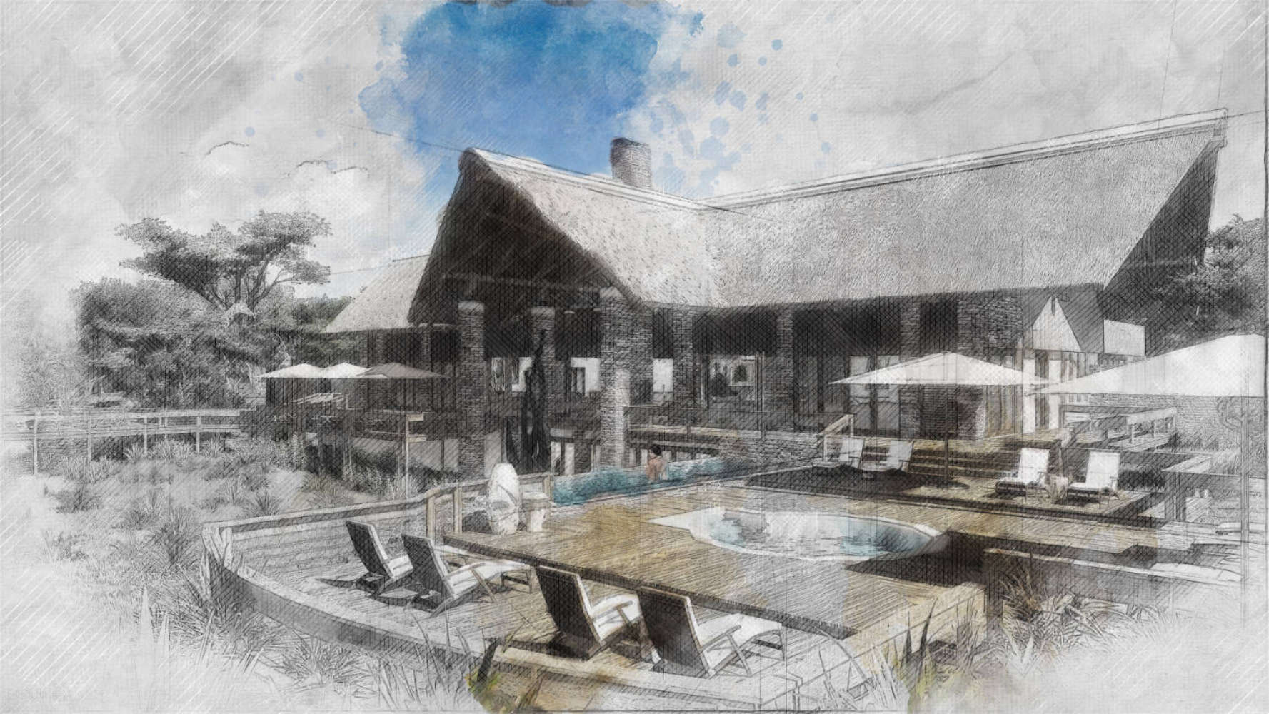 Sketch Images | Architecture | 3D Visualization | Interior & Kitchen ...