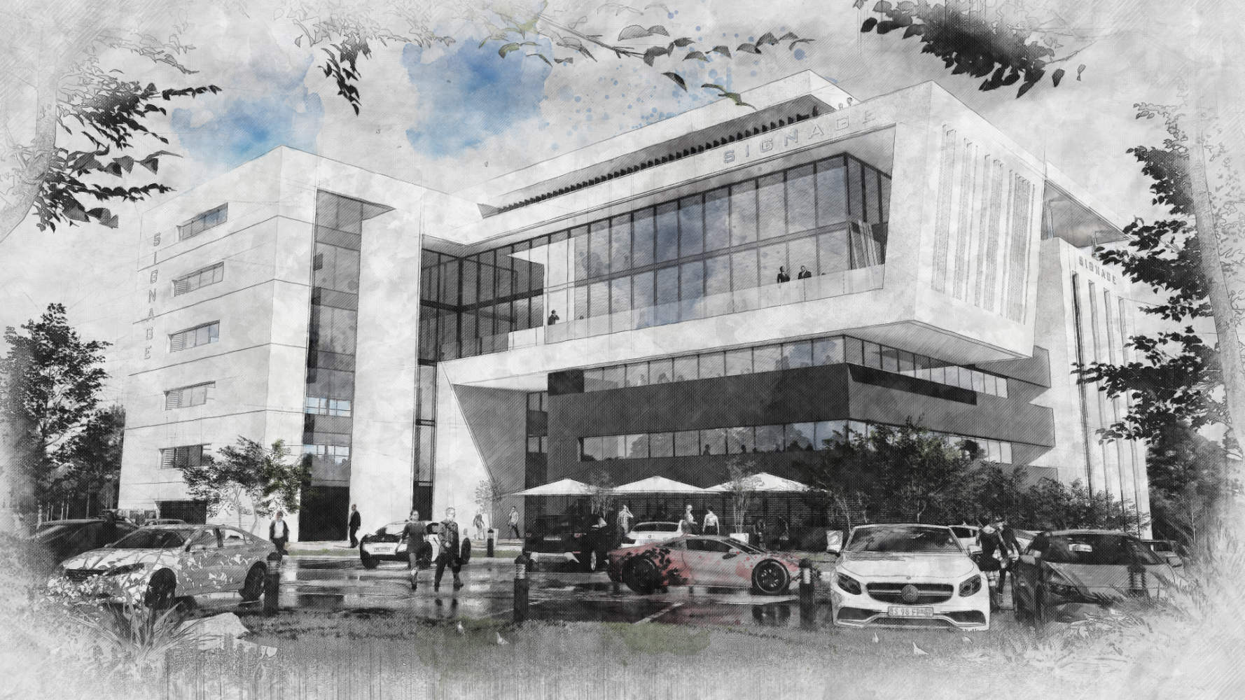 Sketch Images | Architecture | 3D Visualization | Interior & Kitchen ...