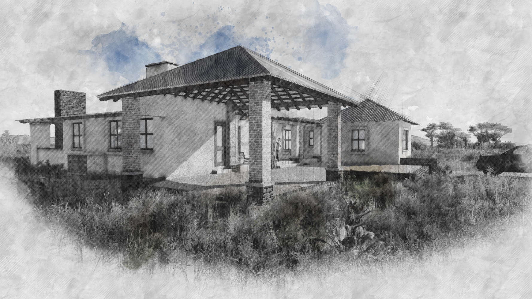 Sketch Images | Architecture | 3D Visualization | Interior & Kitchen ...